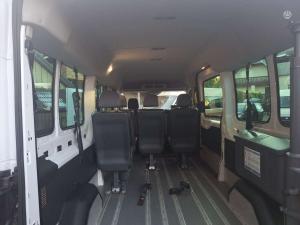 White Ford Transit 2015 in Jurbarkas, with an engine capacity of 2.20 L and mileage of 251 thousand km for 12300 €, photo 10 on AUTOMOTO.COM.LV