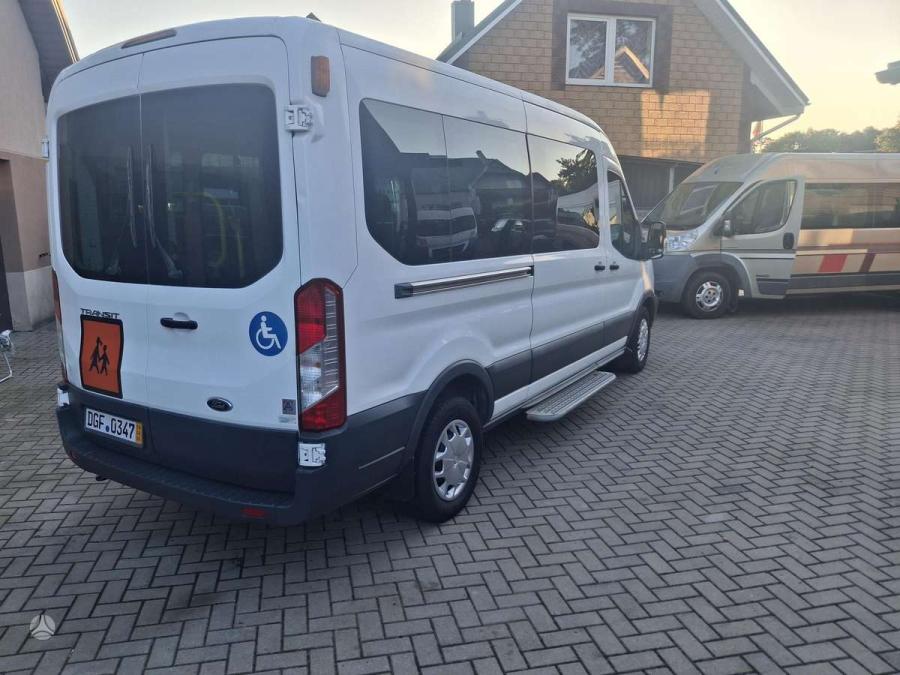 White Ford Transit 2015 in Jurbarkas, with an engine capacity of 2.20 L and mileage of 251 thousand km for 12300 €, photo 16 on AUTOMOTO.COM.LV