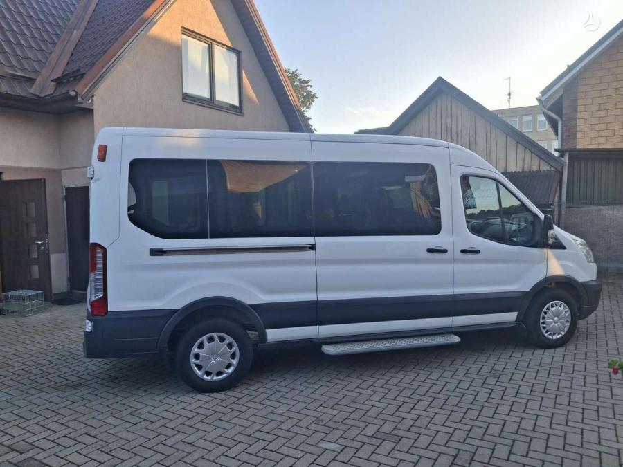White Ford Transit 2015 in Jurbarkas, with an engine capacity of 2.20 L and mileage of 251 thousand km for 12300 €, photo 17 on AUTOMOTO.COM.LV