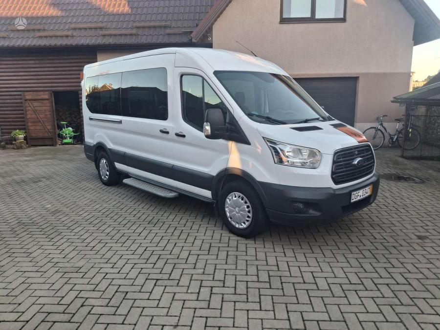White Ford Transit 2015 in Jurbarkas, with an engine capacity of 2.20 L and mileage of 251 thousand km for 12300 €, photo 19 on AUTOMOTO.COM.LV