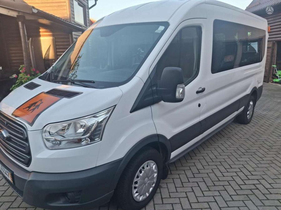 White Ford Transit 2015 in Jurbarkas, with an engine capacity of 2.20 L and mileage of 251 thousand km for 12300 €, photo 21 on AUTOMOTO.COM.LV