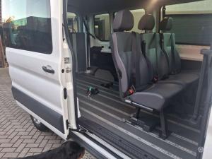 White Ford Transit 2015 in Jurbarkas, with an engine capacity of 2.20 L and mileage of 251 thousand km for 12300 €, photo 34 on AUTOMOTO.COM.LV