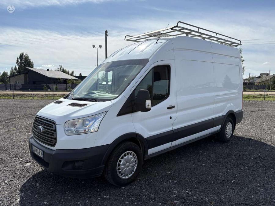 White Ford Transit 2015 in Taurage, with an engine capacity of 2.20 L and mileage of 175 thousand km for 6500 €, photo 1 on AUTOMOTO.COM.LV