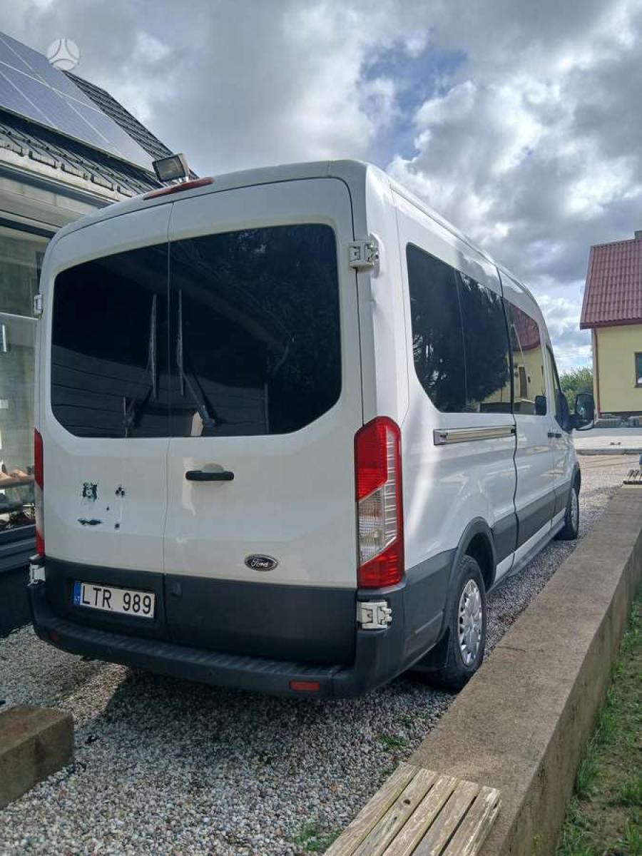 White Ford Transit 2015 in Klaipeda, with an engine capacity of 2.20 L and mileage of 320 thousand km for 8300 €, photo 4 on AUTOMOTO.COM.LV