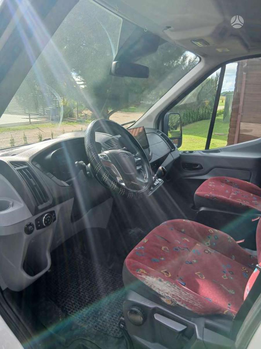 White Ford Transit 2015 in Klaipeda, with an engine capacity of 2.20 L and mileage of 320 thousand km for 8300 €, photo 11 on AUTOMOTO.COM.LV
