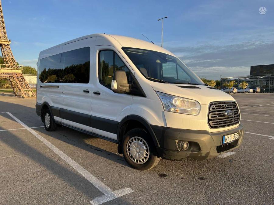 White Ford Transit 2015 in Mazeikiai, with an engine capacity of 2.20 L and mileage of 440 thousand km for 7500 €, photo 7 on AUTOMOTO.COM.LV