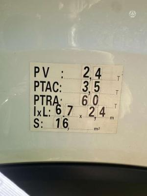 White Ford Transit 2015 in Anyksciai, with an engine capacity of 2.20 L and mileage of 333 thousand km for 6900 €, photo 13 on AUTOMOTO.COM.LV