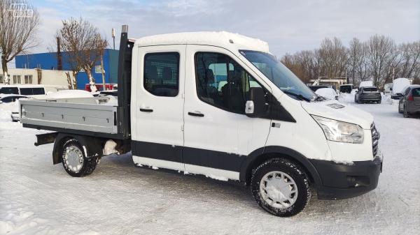 White Ford Transit 2016 in Klaipeda, with an engine capacity of 2.20 L and mileage of 202 thousand km for 9990 €, photo 5 on AUTOMOTO.COM.LV