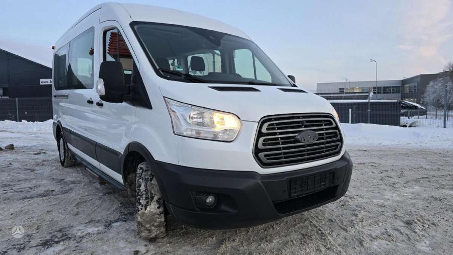 White Ford Transit 2016 in Siauliai, with an engine capacity of 2.20 L and mileage of 185 thousand km for 11900 €, photo 10 on AUTOMOTO.COM.LV