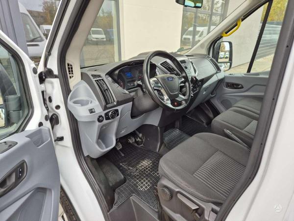 White Ford Transit 2016 in Marijampole, with an engine capacity of 2.00 L and mileage of 257 thousand km for 13500 €, photo 10 on AUTOMOTO.COM.LV