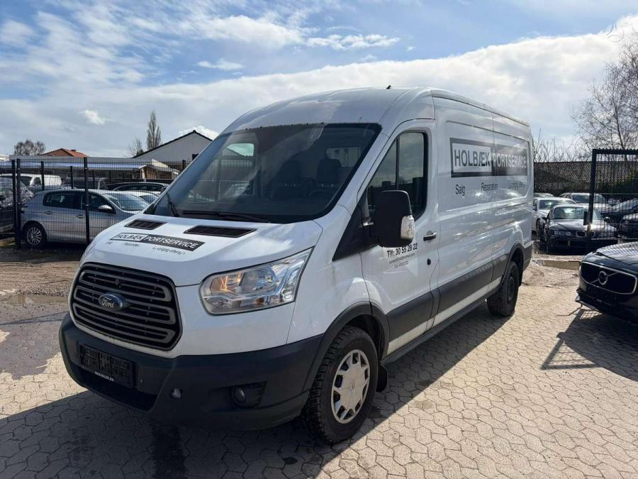 White Ford Transit 2016 in Taurage, with an engine capacity of 2.00 L and mileage of 287 thousand km for 6750 €, photo 1 on AUTOMOTO.COM.LV