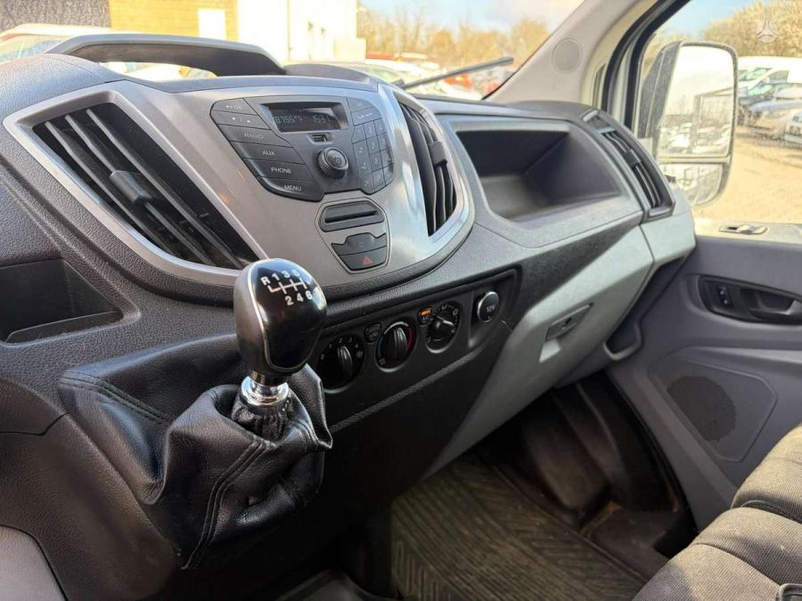 White Ford Transit 2016 in Taurage, with an engine capacity of 2.00 L and mileage of 287 thousand km for 6750 €, photo 12 on AUTOMOTO.COM.LV