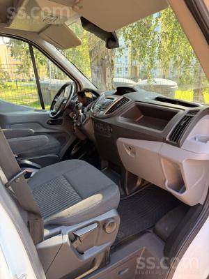 White Ford Transit 2016 in Valmiera, with an engine capacity of 2.20 L and mileage of 197 thousand km for 16900 €, photo 12 on AUTOMOTO.COM.LV