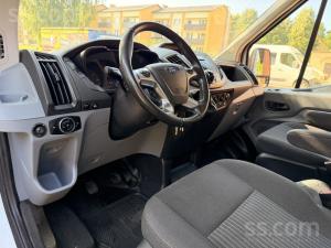 White Ford Transit 2016 in Valmiera, with an engine capacity of 2.20 L and mileage of 197 thousand km for 16900 €, photo 13 on AUTOMOTO.COM.LV