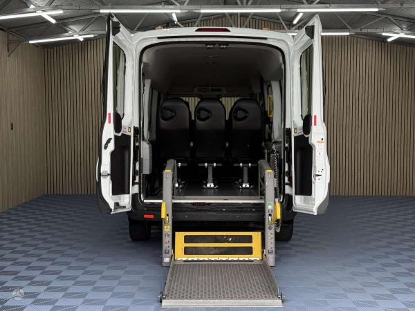 White Ford Transit 2016 in Marijampole, with an engine capacity of 2.20 L and mileage of 240 thousand km for 12700 €, photo 10 on AUTOMOTO.COM.LV