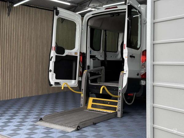White Ford Transit 2016 in Marijampole, with an engine capacity of 2.20 L and mileage of 240 thousand km for 12700 €, photo 11 on AUTOMOTO.COM.LV