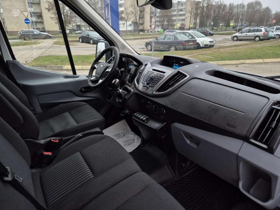 White Ford Transit 2017 in Panevezys, with an engine capacity of 2.00 L and mileage of 392 thousand km for 8100 €, photo 12 on AUTOMOTO.COM.LV