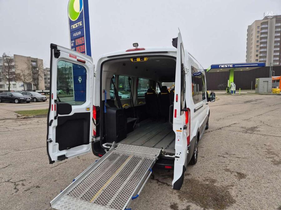 White Ford Transit 2017 in Panevezys, with an engine capacity of 2.00 L and mileage of 392 thousand km for 8100 €, photo 28 on AUTOMOTO.COM.LV