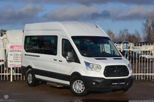 Balts Ford Transit 2017 Marijampole, ar dzinēja tilpumu 2.00 L un nobraukumu 214 tūkst. km par 12850 €, foto  vietnē AUTOMOTO.COM.LV