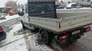 White Ford Transit 2017 in Sakiai, with an engine capacity of 2.00 L and mileage of 136 thousand km for 13500 €, photo 2 on AUTOMOTO.COM.LV