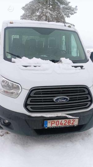 White Ford Transit 2017 in Sakiai, with an engine capacity of 2.00 L and mileage of 136 thousand km for 13500 €, photo 7 on AUTOMOTO.COM.LV