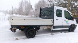 White Ford Transit 2017 in Sakiai, with an engine capacity of 2.00 L and mileage of 136 thousand km for 13500 €, photo 9 on AUTOMOTO.COM.LV