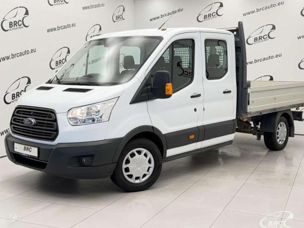 White Ford Transit 2017 in Vilnius, with an engine capacity of 2.00 L and mileage of 152 thousand km for 10900 €, photo 1 on AUTOMOTO.COM.LV