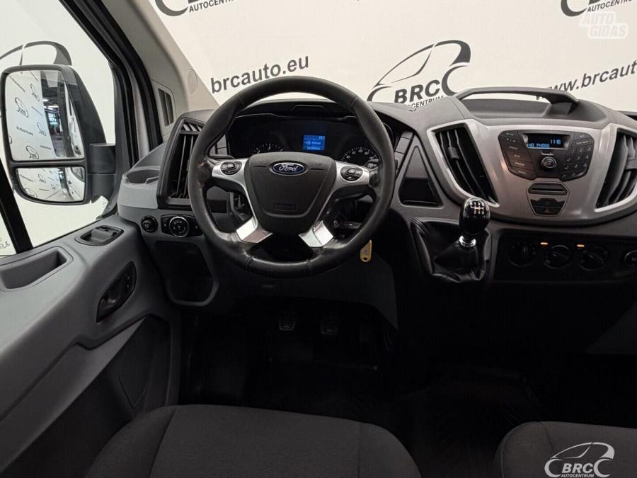 White Ford Transit 2017 in Avizieniai, with an engine capacity of 2.00 L and mileage of 152 thousand km for 10900 €, photo 12 on AUTOMOTO.COM.LV