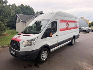 White Ford Transit 2017 in Taurage, with an engine capacity of 2.00 L and mileage of 127 thousand km for 9650 €, photo  on AUTOMOTO.COM.LV