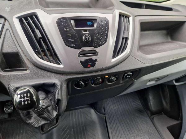 White Ford Transit 2017 in Taurage, with an engine capacity of 2.00 L and mileage of 270 thousand km for 7450 €, photo 10 on AUTOMOTO.COM.LV