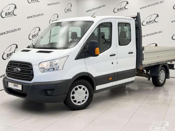 White Ford Transit 2017 in Vilnius, with an engine capacity of 2.00 L and mileage of 152 thousand km for 10900 €, photo 1 on AUTOMOTO.COM.LV