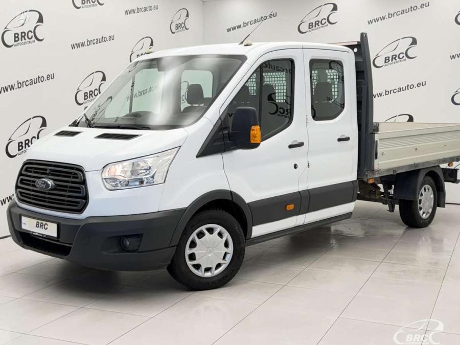 White Ford Transit 2017 in Vilnius, with an engine capacity of 2.00 L and mileage of 152 thousand km for 10900 €, photo 1 on AUTOMOTO.COM.LV