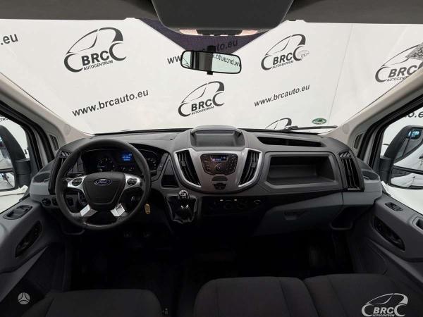 White Ford Transit 2017 in Vilnius, with an engine capacity of 2.00 L and mileage of 152 thousand km for 10900 €, photo 4 on AUTOMOTO.COM.LV