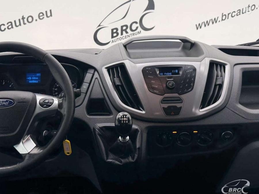 White Ford Transit 2017 in Vilnius, with an engine capacity of 2.00 L and mileage of 152 thousand km for 10900 €, photo 14 on AUTOMOTO.COM.LV