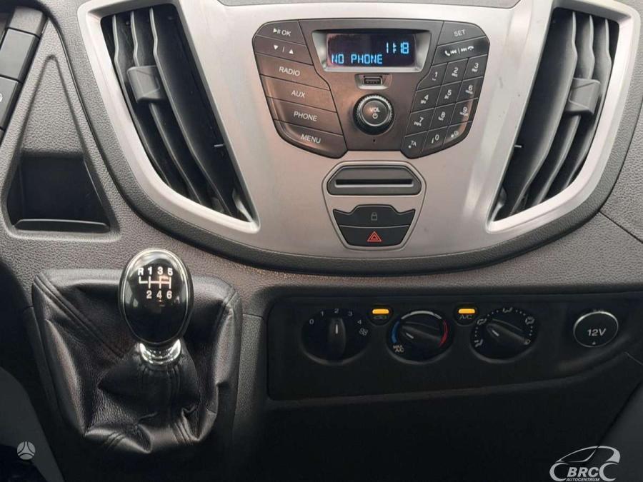 White Ford Transit 2017 in Vilnius, with an engine capacity of 2.00 L and mileage of 152 thousand km for 10900 €, photo 16 on AUTOMOTO.COM.LV