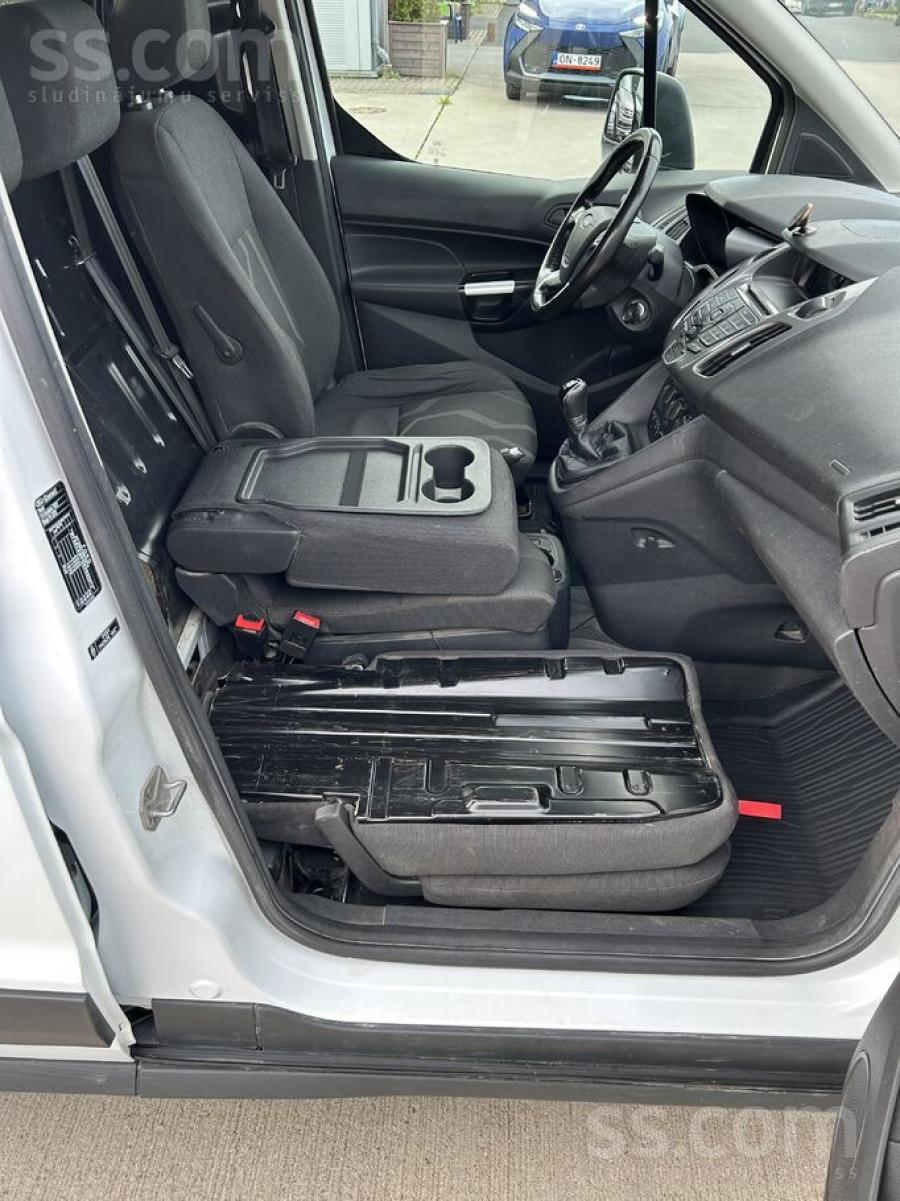 White Ford Transit 2017 in Riga, with an engine capacity of 1.50 L and mileage of 251 thousand km for 3800 €, photo 11 on AUTOMOTO.COM.LV