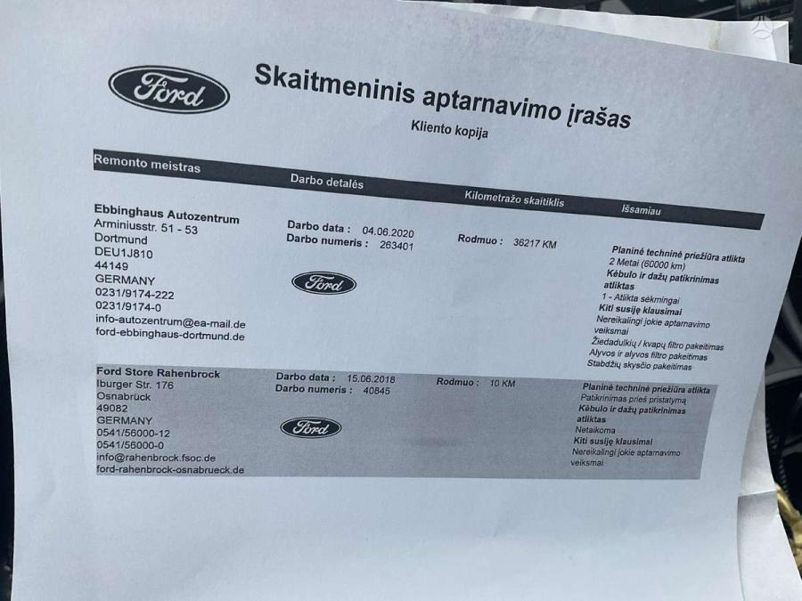 Balts Ford Transit 2018 Šauļi, ar dzinēja tilpumu 2.00 L un nobraukumu 100 tūkst. km par 13499 €, foto 27 vietnē AUTOMOTO.COM.LV