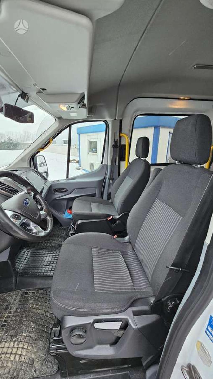 White Ford Transit 2018 in Marijampole, with an engine capacity of 2.00 L and mileage of 209 thousand km for 13900 €, photo 14 on AUTOMOTO.COM.LV