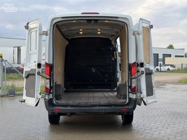 White Ford Transit 2018 in Vilnius, with an engine capacity of 2.00 L and mileage of 130 thousand km for 14990 €, photo 10 on AUTOMOTO.COM.LV