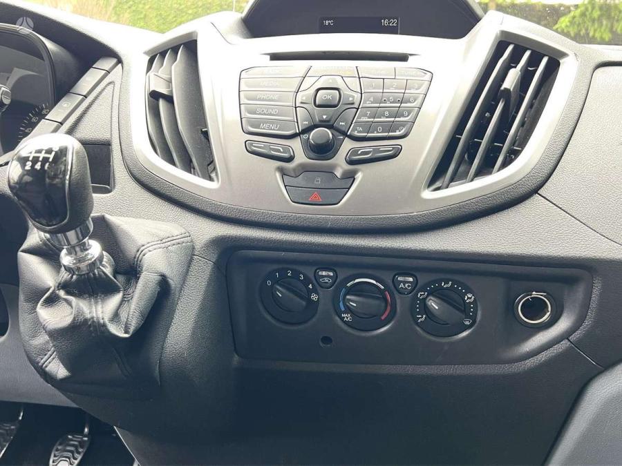 White Ford Transit 2018 in Kedainiai, with an engine capacity of 2.00 L and mileage of 253 thousand km for 9900 €, photo 31 on AUTOMOTO.COM.LV