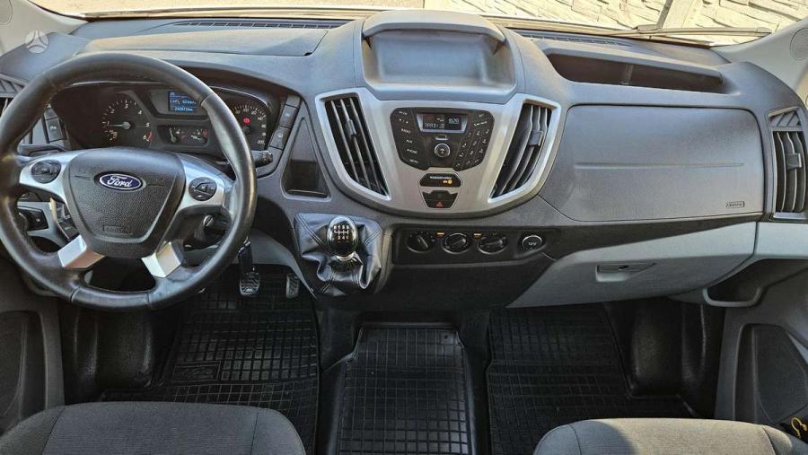 White Ford Transit 2018 in Marijampole, with an engine capacity of 2.00 L and mileage of 243 thousand km for 11800 €, photo 10 on AUTOMOTO.COM.LV