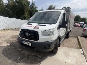White Ford Transit 2018 in Kaunas, with an engine capacity of 2.00 L and mileage of 258 thousand km for 7500 €, photo 3 on AUTOMOTO.COM.LV