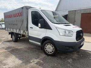 White Ford Transit 2018 in Kaunas, with an engine capacity of 2.00 L and mileage of 258 thousand km for 7500 €, photo 4 on AUTOMOTO.COM.LV