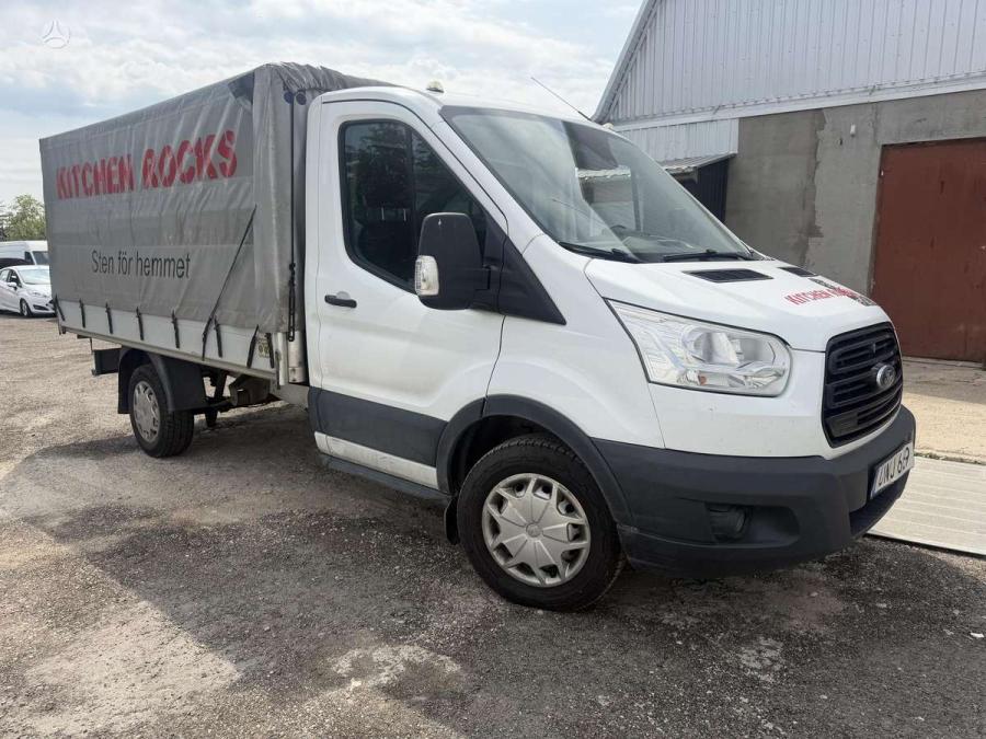 White Ford Transit 2018 in Kaunas, with an engine capacity of 2.00 L and mileage of 258 thousand km for 7500 €, photo 4 on AUTOMOTO.COM.LV
