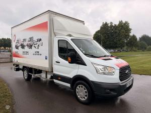White Ford Transit 2018 in Taurage, with an engine capacity of 2.00 L and mileage of 164 thousand km for 13600 €, photo 3 on AUTOMOTO.COM.LV