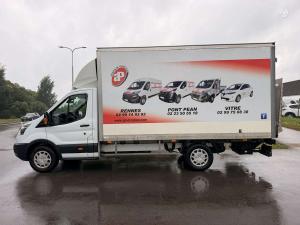 White Ford Transit 2018 in Taurage, with an engine capacity of 2.00 L and mileage of 164 thousand km for 13600 €, photo 8 on AUTOMOTO.COM.LV