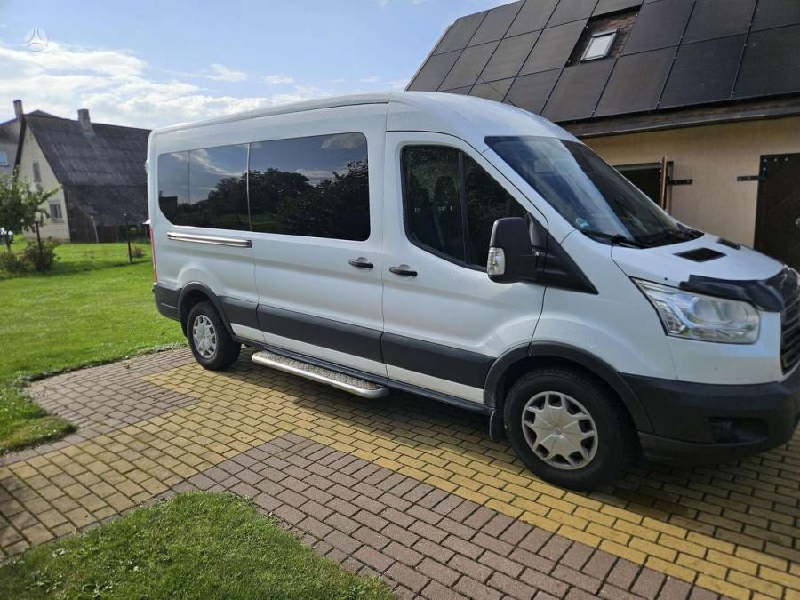 White Ford Transit 2018 in Kaunas, with an engine capacity of 2.00 L and mileage of 1 thousand km for 6150 €, photo 3 on AUTOMOTO.COM.LV