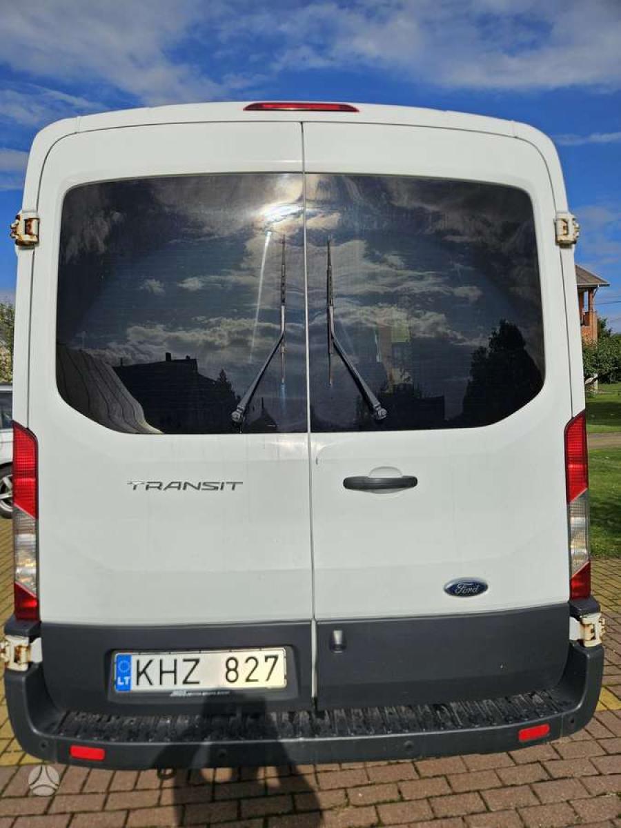 White Ford Transit 2018 in Kaunas, with an engine capacity of 2.00 L and mileage of 1 thousand km for 6150 €, photo 4 on AUTOMOTO.COM.LV