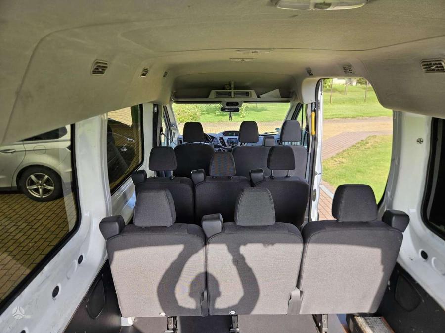 White Ford Transit 2018 in Kaunas, with an engine capacity of 2.00 L and mileage of 1 thousand km for 6150 €, photo 7 on AUTOMOTO.COM.LV