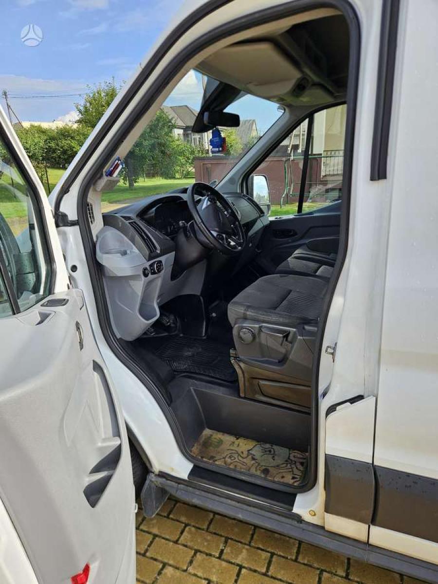 White Ford Transit 2018 in Kaunas, with an engine capacity of 2.00 L and mileage of 1 thousand km for 6150 €, photo 21 on AUTOMOTO.COM.LV
